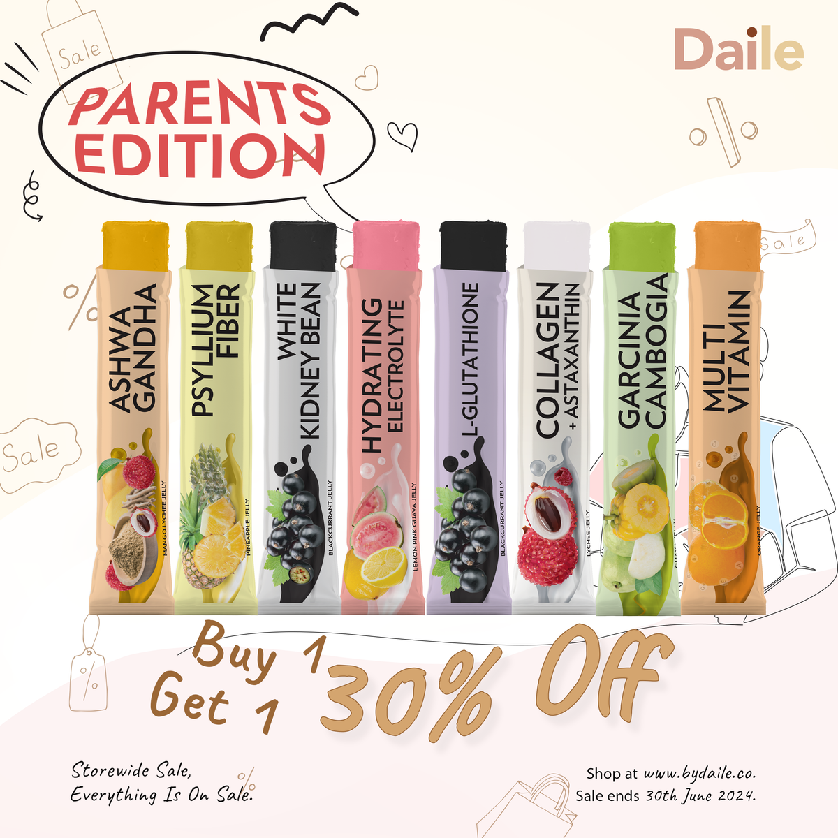 DAILE Jelly (30's Mix & Match Set) – ByDaile