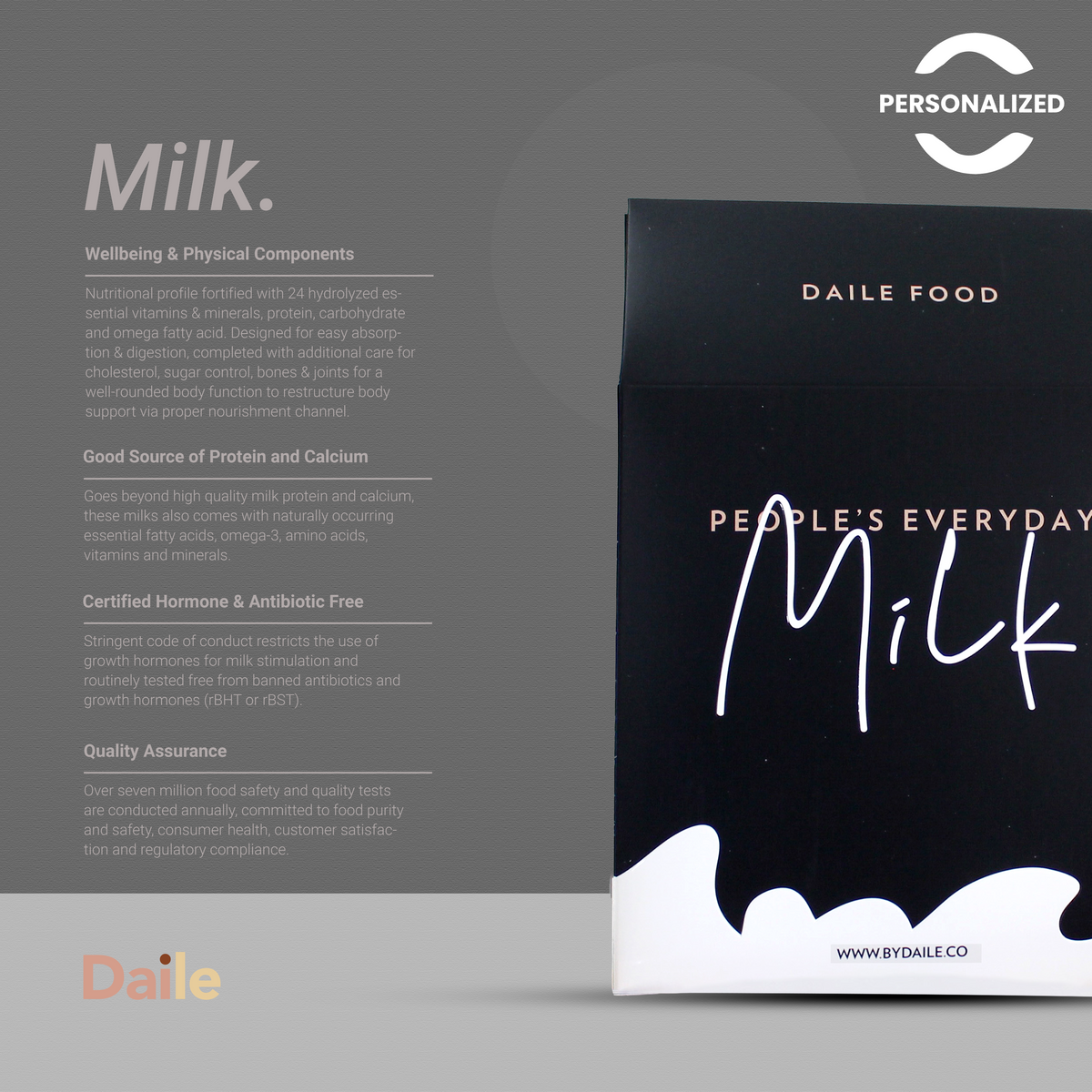 DAILE Milk (900g) – ByDaile